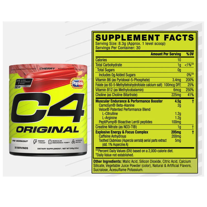 C4 Original 30 Servings - Supplement.lk